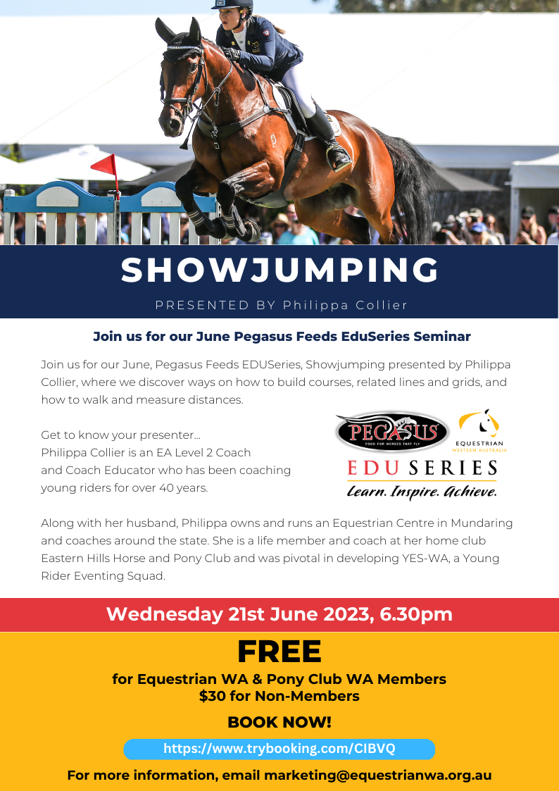 Pegasus EDUSeries: Showjumping with Philippa Collier | Equestrian Western Australia